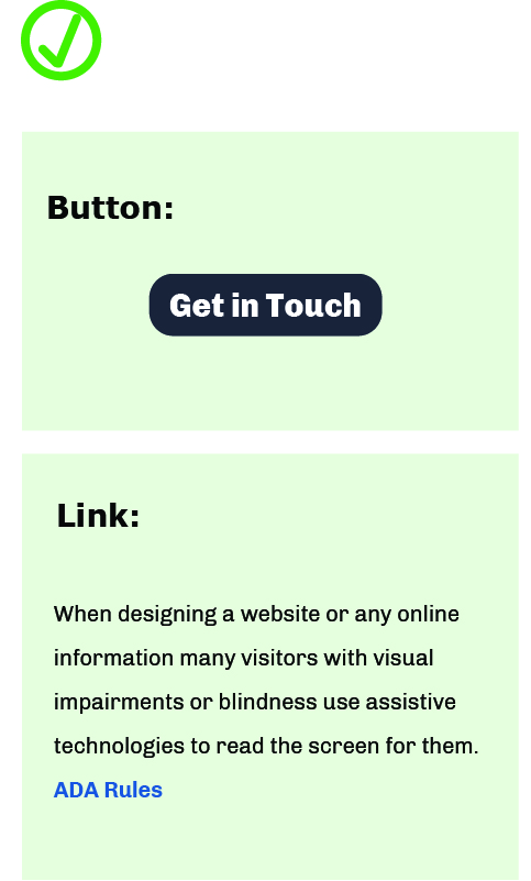 Button and Link Navigation – Accessible Design
